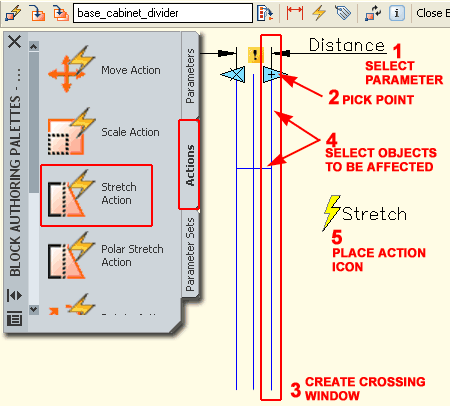 Dyamic Blocks in AutoCAD
